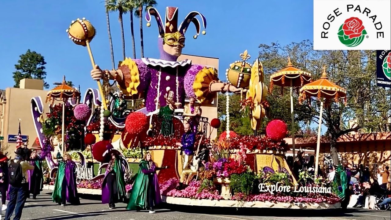Rose Parade 2024 - SHOWMANSHIP TROPHY: Explore Louisiana “Feed Your ...