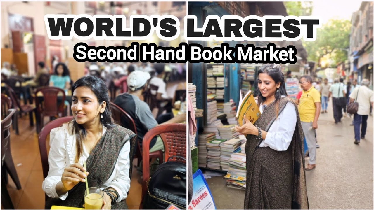 WORLD'S LARGEST SECOND HAND BOOK MARKET 😱 in KOLKATA College Street ...
