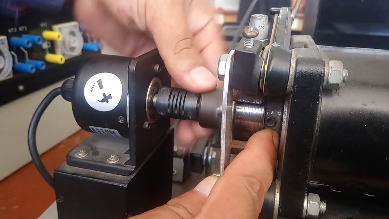 falta de ajuste de acople de motor DC modulo estudio de parámetros ...