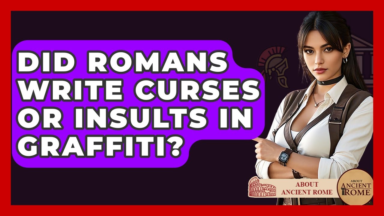 Did Romans Write Curses Or Insults In Graffiti? - All About Rome - YouTube
