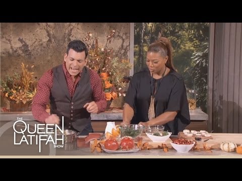 David Tutera Whips Up Thanksgiving Side Dishes on The Queen Latifah Show