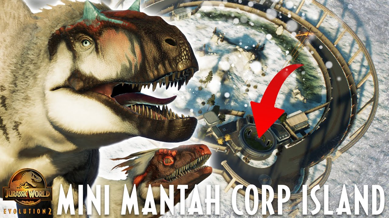 Yutyrannus ICE COMPOUND on Mini Mantah Corp Island | Jurassic World ...