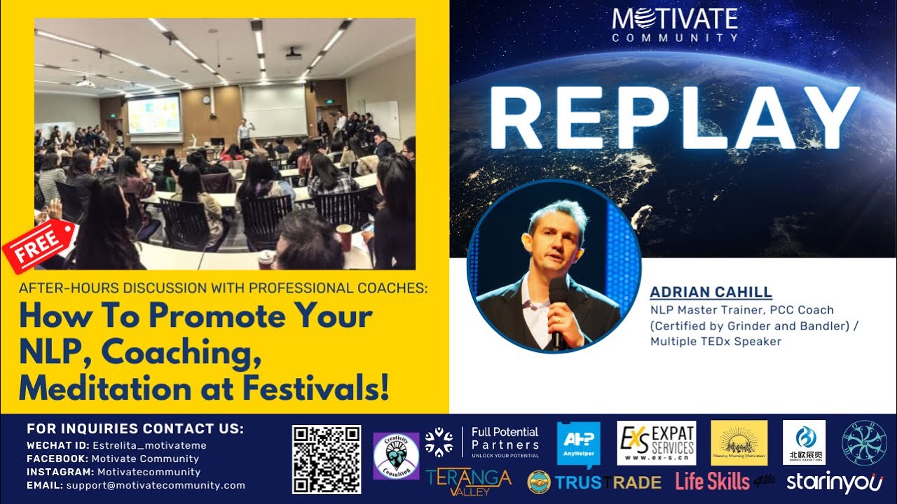 How To Promote Your NLP, Coaching Meditation at Festivals! | AHDWPC ...