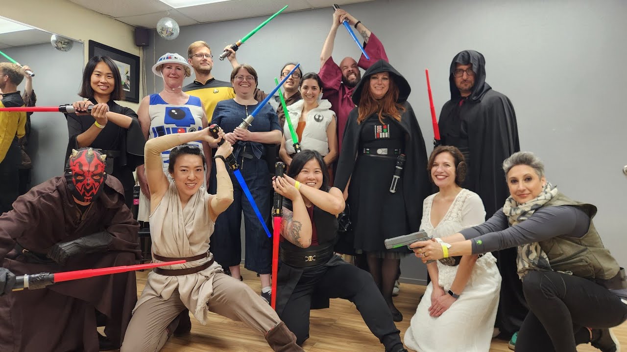 Star Wars Imperial March Swing Dance Routine - YouTube