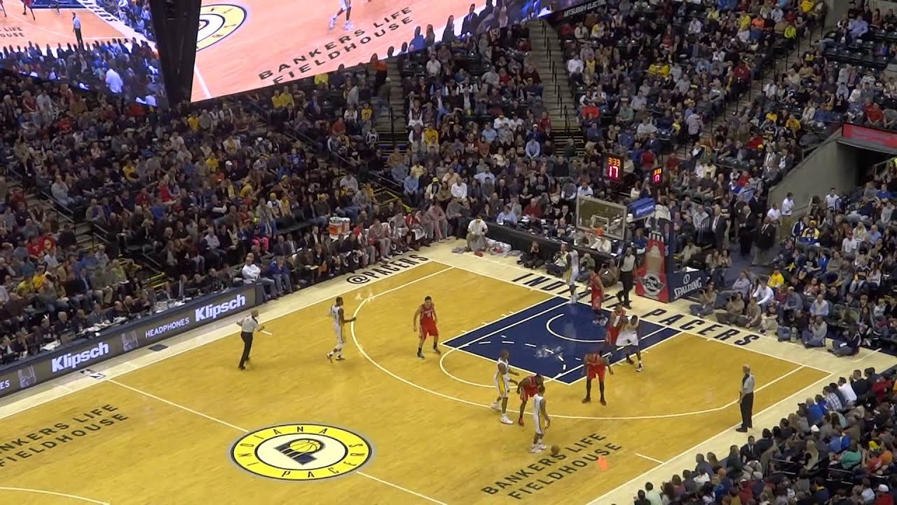 Indiana Pacers at Bankers Life Fieldhouse Game - YouTube