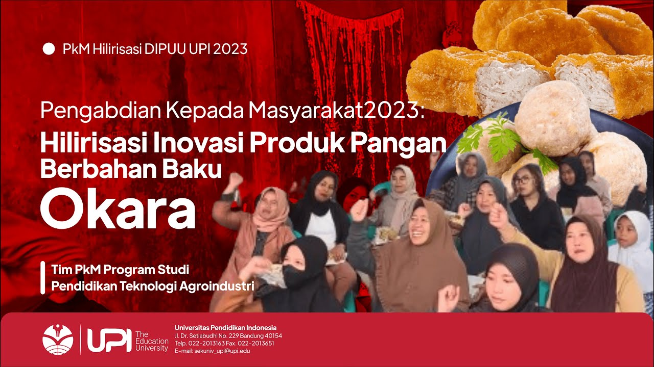 Agriners Kembangkan Inovasi Pangan Berbahan Baku Okara! PkM Hilirisasi ...