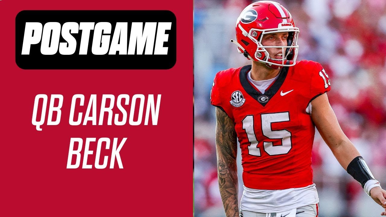 Carson Beck moved on from Alabama, proud of performance against Auburn ...