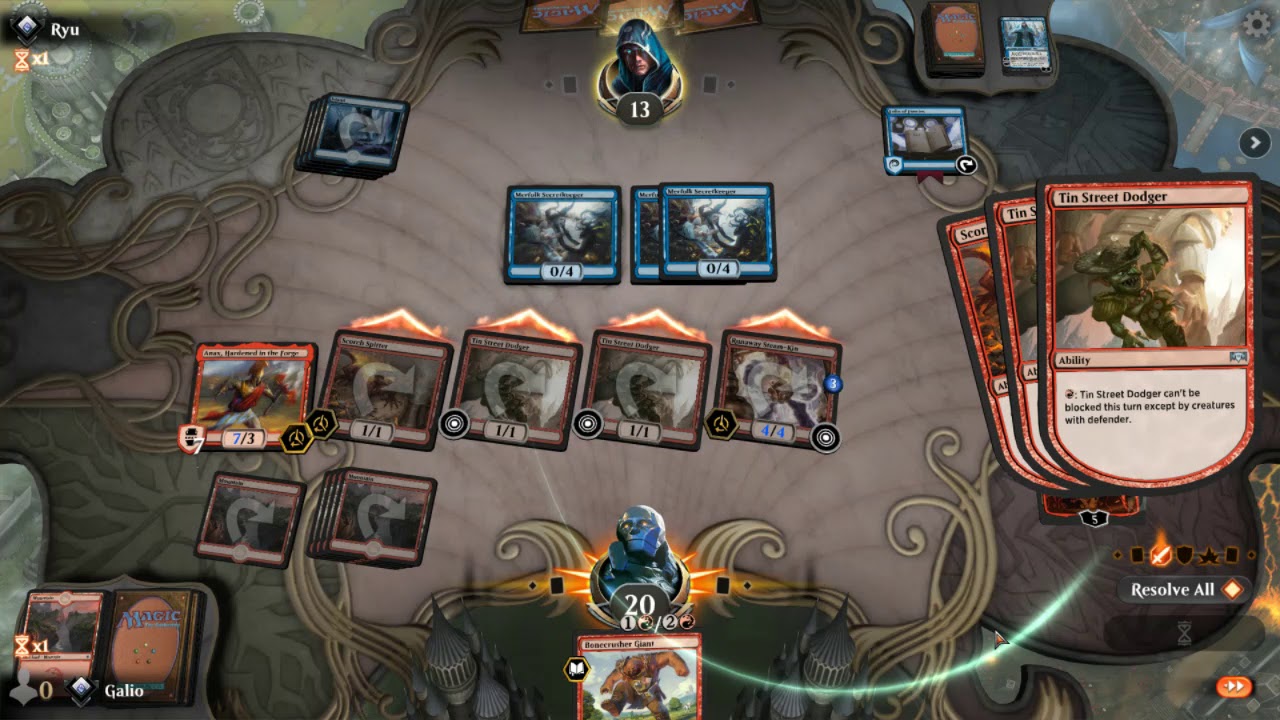 MTG Arena April 2020 Mono Red Road to Gold - YouTube