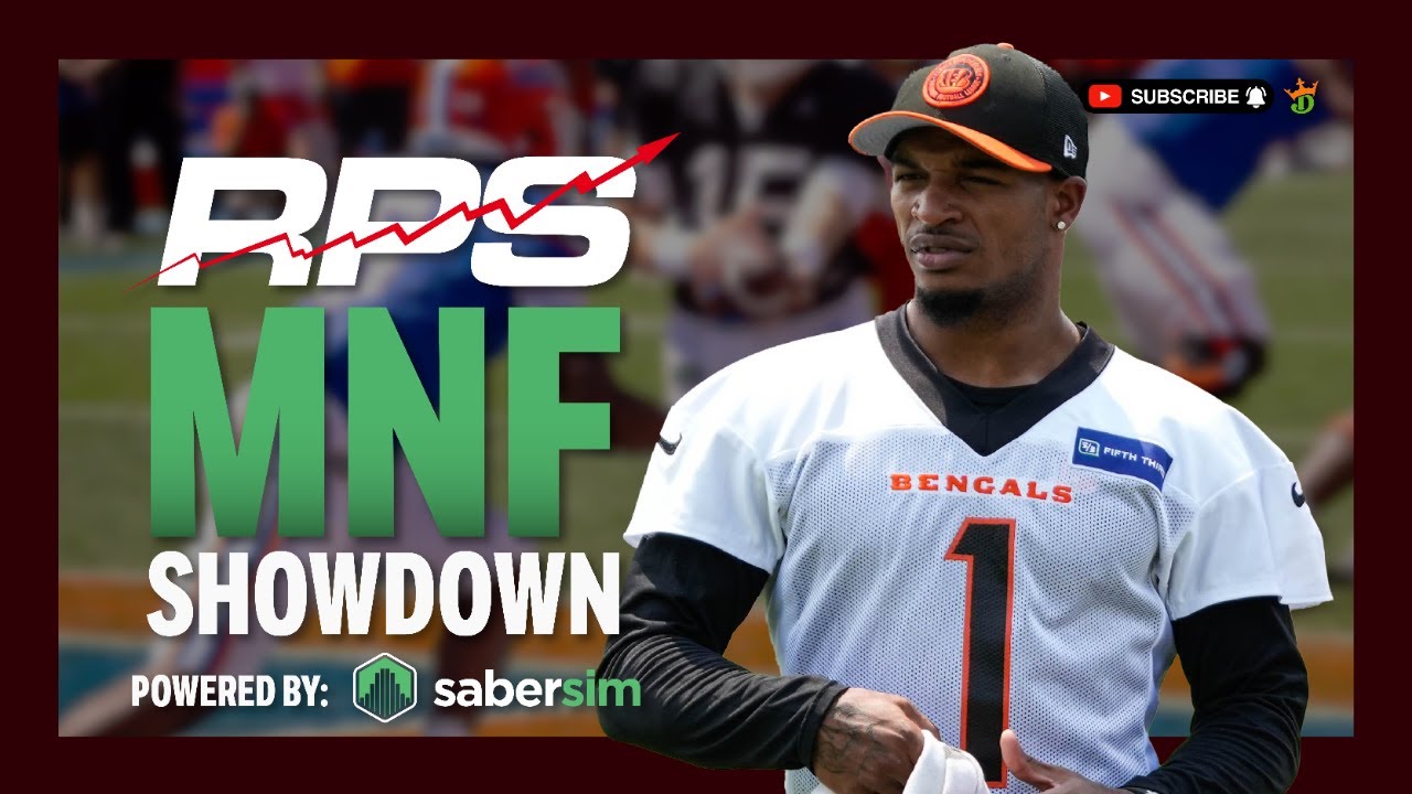 NFL DFS Lineup Builder | WEEK 14 | 12/9 - MNF SaberSim Preview - YouTube