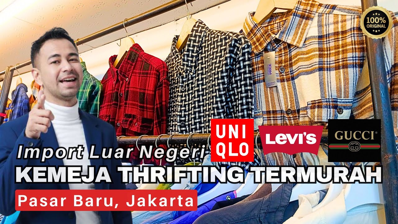 KEMEJA THRIFTING BRANDED HARGA PALING MURAH SE-INDONESIA - YouTube