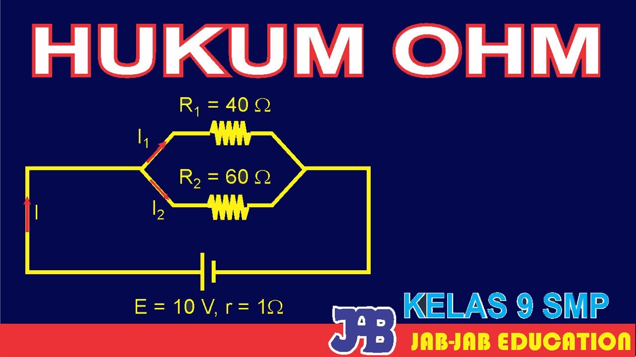 Fisika Kelas 9 SMP || Listrik dinamis-2 (Hukum Ohm) - YouTube