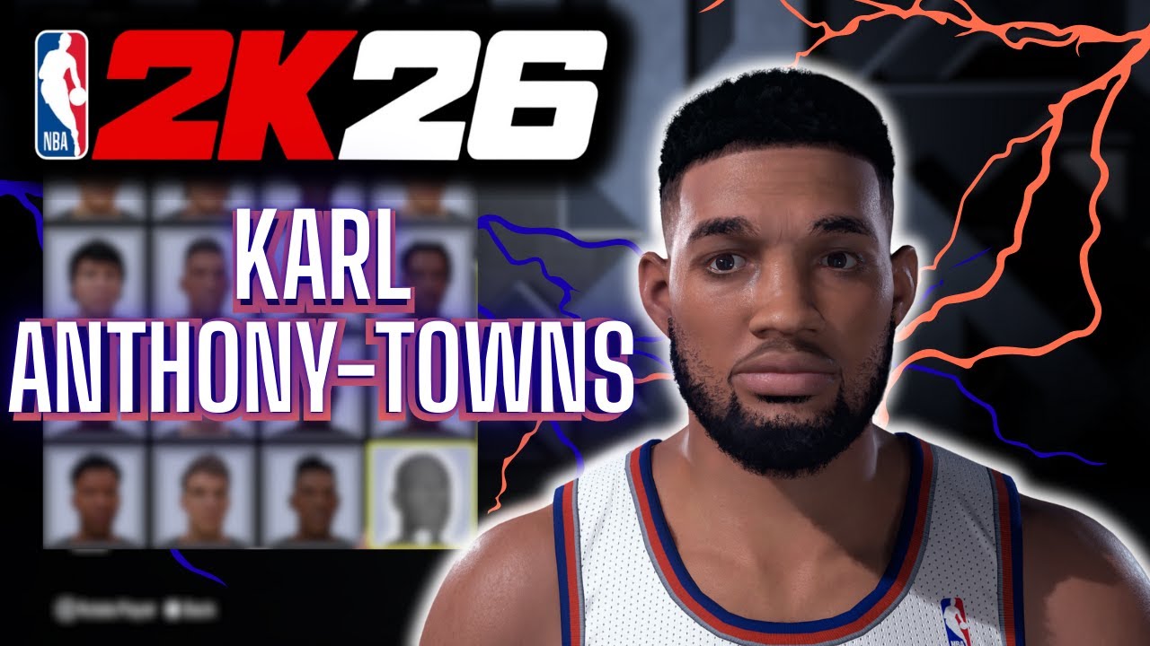The Best Karl Anthony-Towns Face Creation NBA 2K26 - YouTube