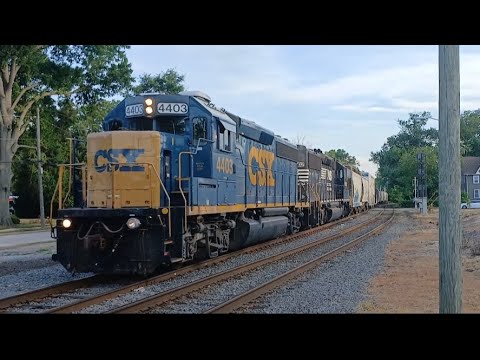 CSAO WPMI-61 Working The Woodbury Siding With CSXT 4403 & NS 5802 Part ...