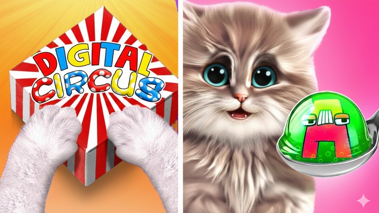 Digital Circus Birthday 🎉 *My Cat Makes Alphabet Lore DIYs* - YouTube