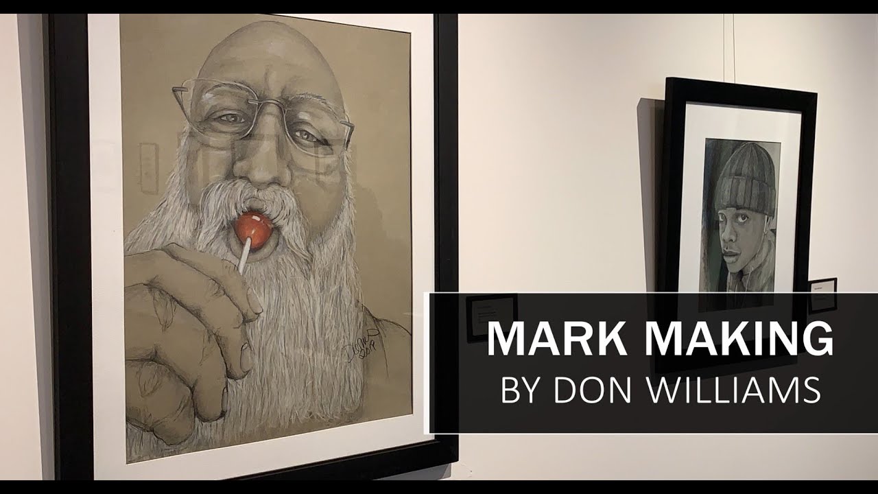 EACC Gallery Exhibit "Mark Making' by Don Williams - YouTube