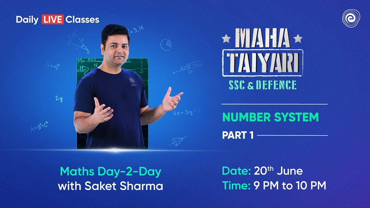 Number System Concept Part 1 Best Explanation By Saket Sharma Number System Concept Part 1 Best Explanation By Saket Sharma