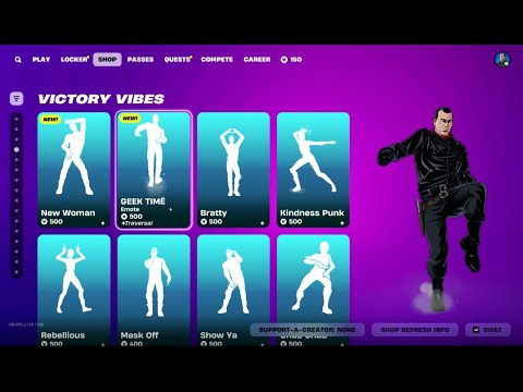 New Geek Time Emote In Fortnite - YouTube