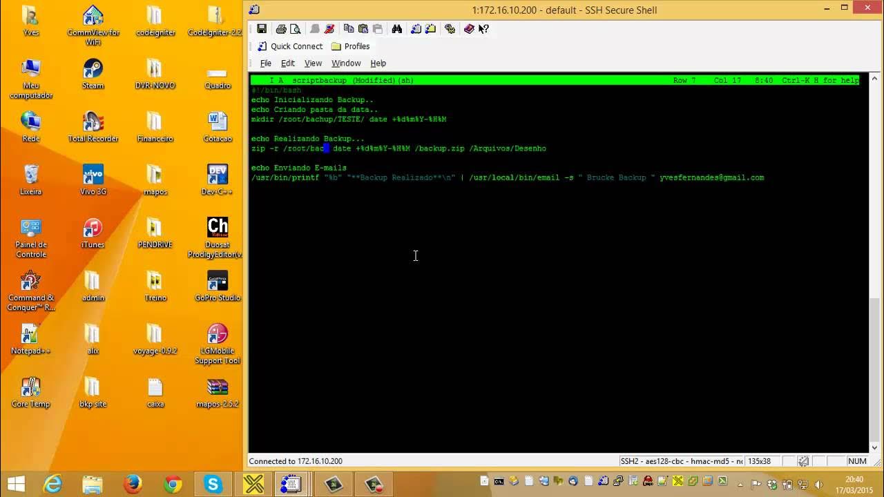 Criando bash script de backup - Linux - YouTube