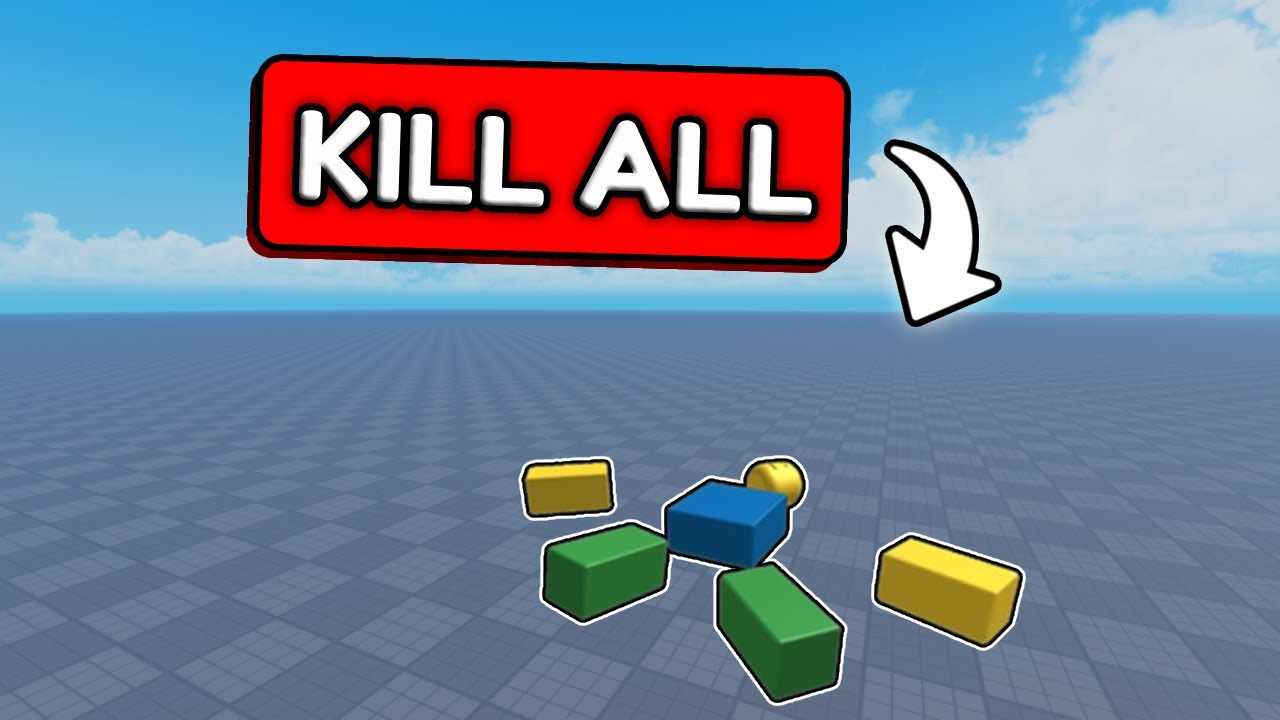 How to make a KILL ALL troll in Roblox studio! - YouTube