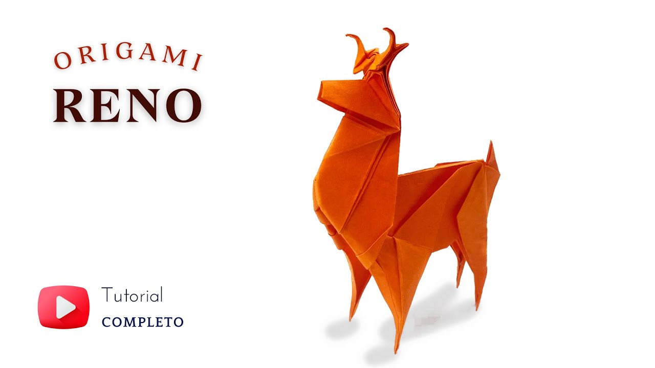 RENO EN ORIGAMI - YouTube