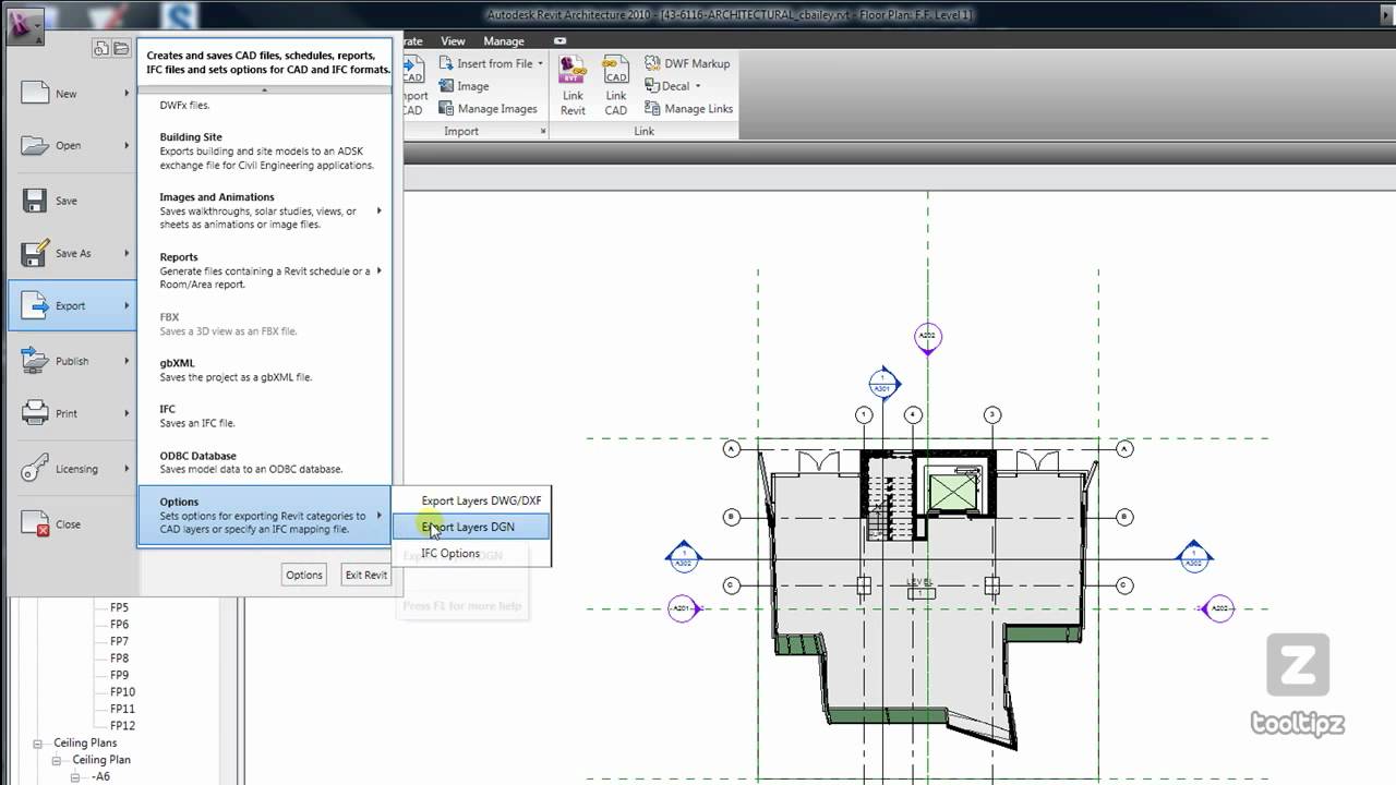32 Revit Export DGN Layers - YouTube