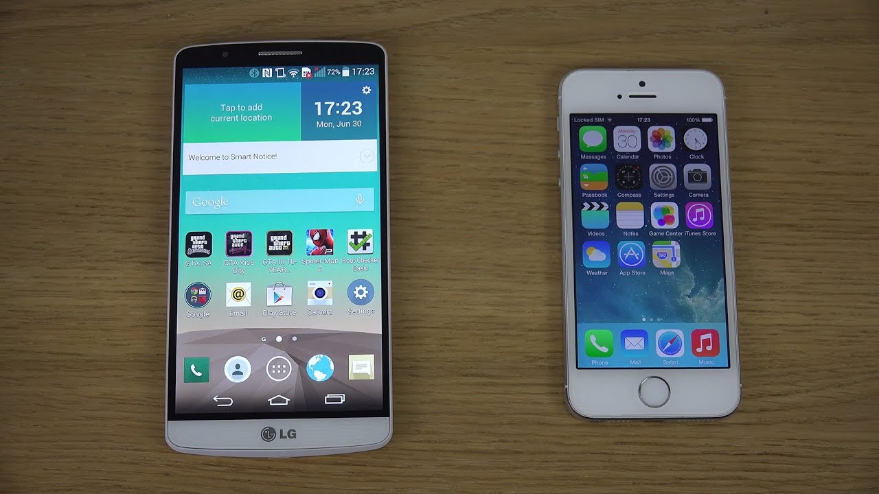 Lg G3 Vs Iphone 5s