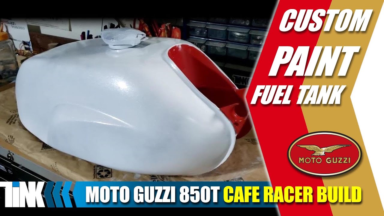 #CafeRacer #MotorcyclePainting Custom Paint Fuel Tank Build Project | # ...