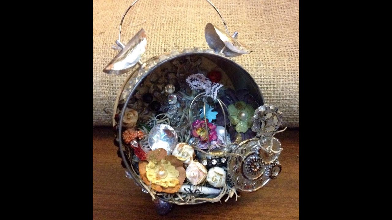 Tuna can altered faux Clock - YouTube