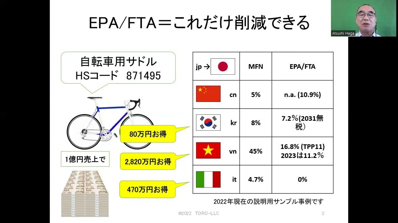 RCEPやTPPとかを含むFTAやEPAについて - YouTube
