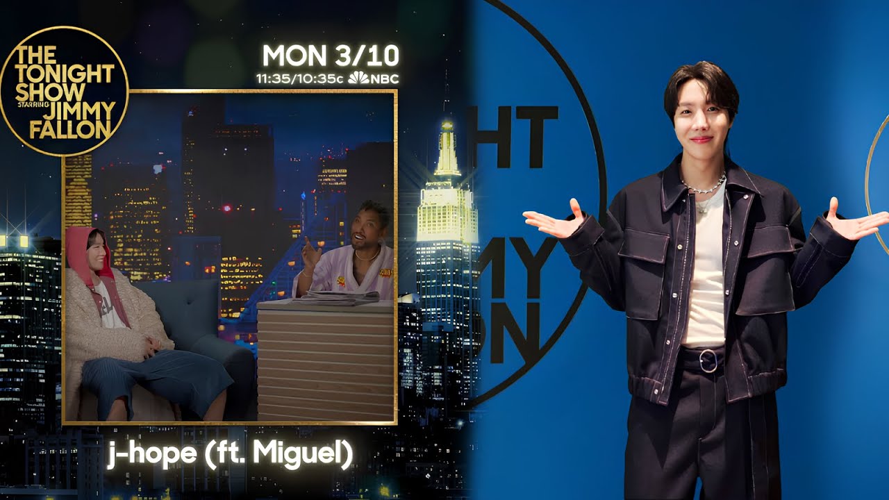BTS JHOPE's Surprise for Jimmy Fallon | Jhope's Solo Debut on The ...