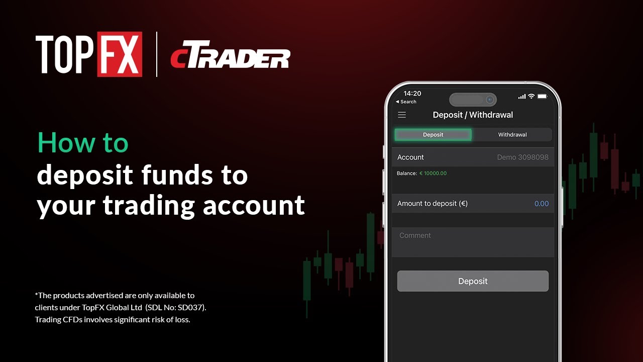 HOW TO deposit funds to your trading account - YouTube