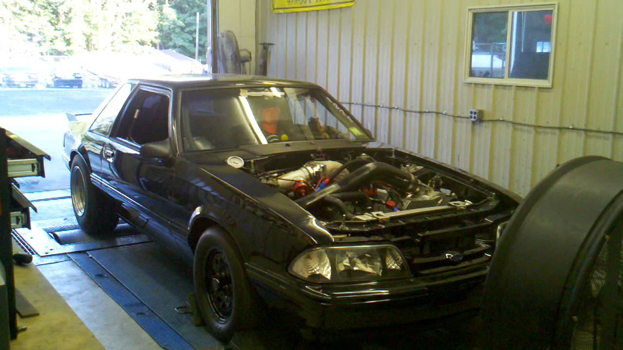 Fonse Performance dynoing Procharged F1R FAST XFI mustang. - YouTube