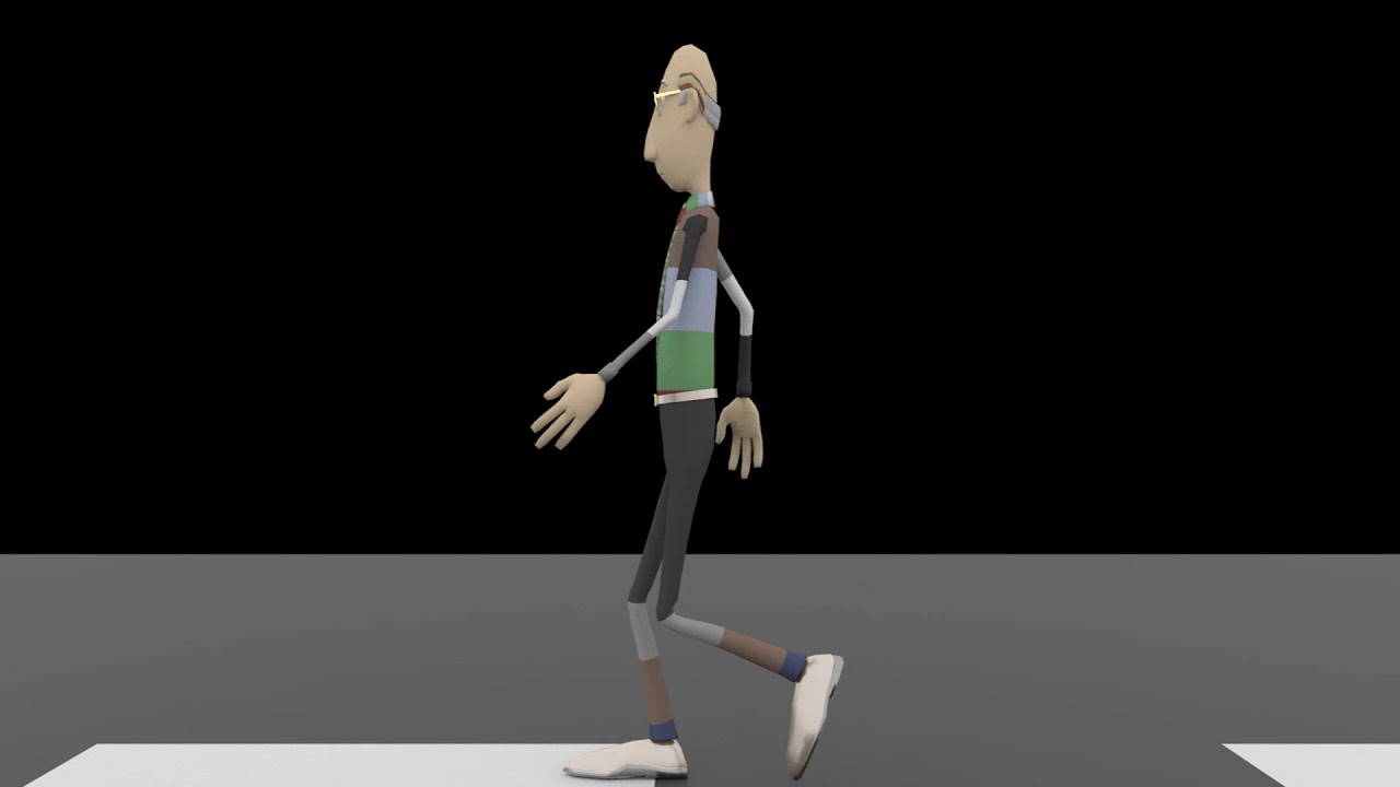CHARACTER WALKING || 3D ANIMATION - YouTube