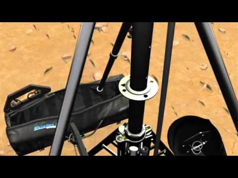 BlueSky Mast AL1 Standard with COM201 Antenna Deployment - YouTube