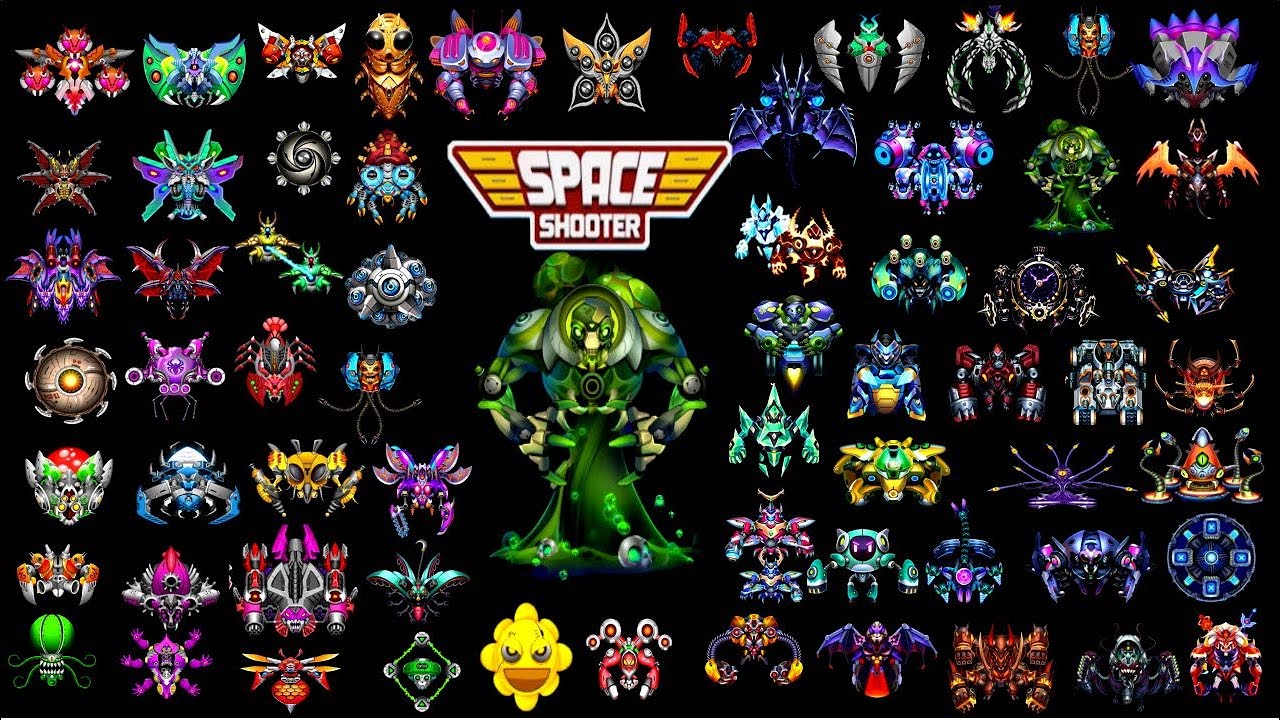 🚀 I Surviving New Zephyr Vs Fight BOSS 1 to 65 in Space Shooter ...