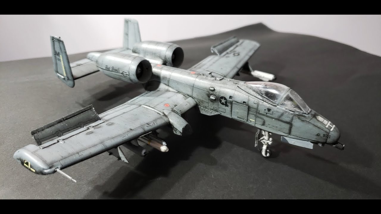 Italeri 1/72 A-10C Warthog Build - YouTube