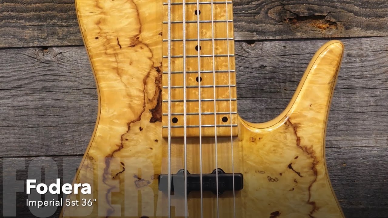 Sound Sample【Fodera / Imperial 5st 36"】 - YouTube