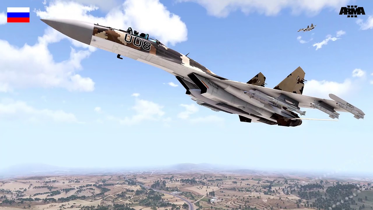 Arma3 russia air forces air strike in syria - YouTube