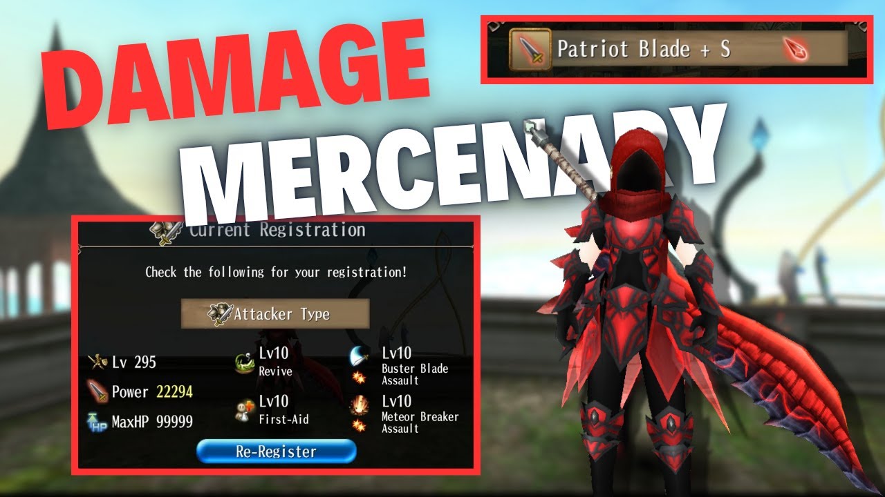 Toram Online - Damage Mercenary | Its Importance and Why You Should ...
