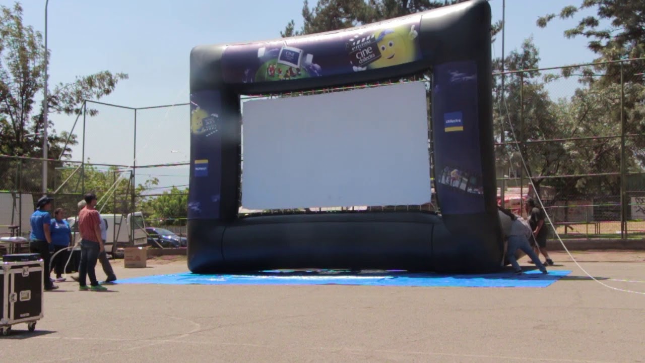 Montaje de Nuestra Pantalla Inflable - YouTube