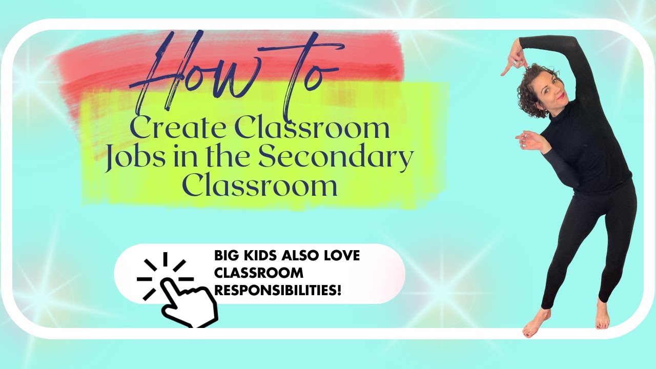 Classroom Jobs in the Secondary Classroom - YouTube