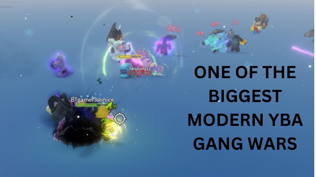 One of the BIGGEST Modern YBA Gang Wars... - YouTube