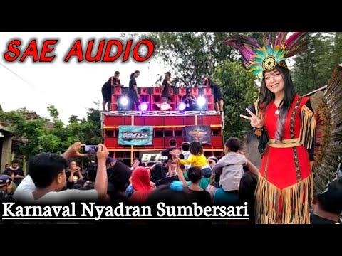 KARNAVAL NYADRAN SUMBERSARI  SAE AUDIO ft DANCER ANGGI SETYA and PEMUDA KMTS
