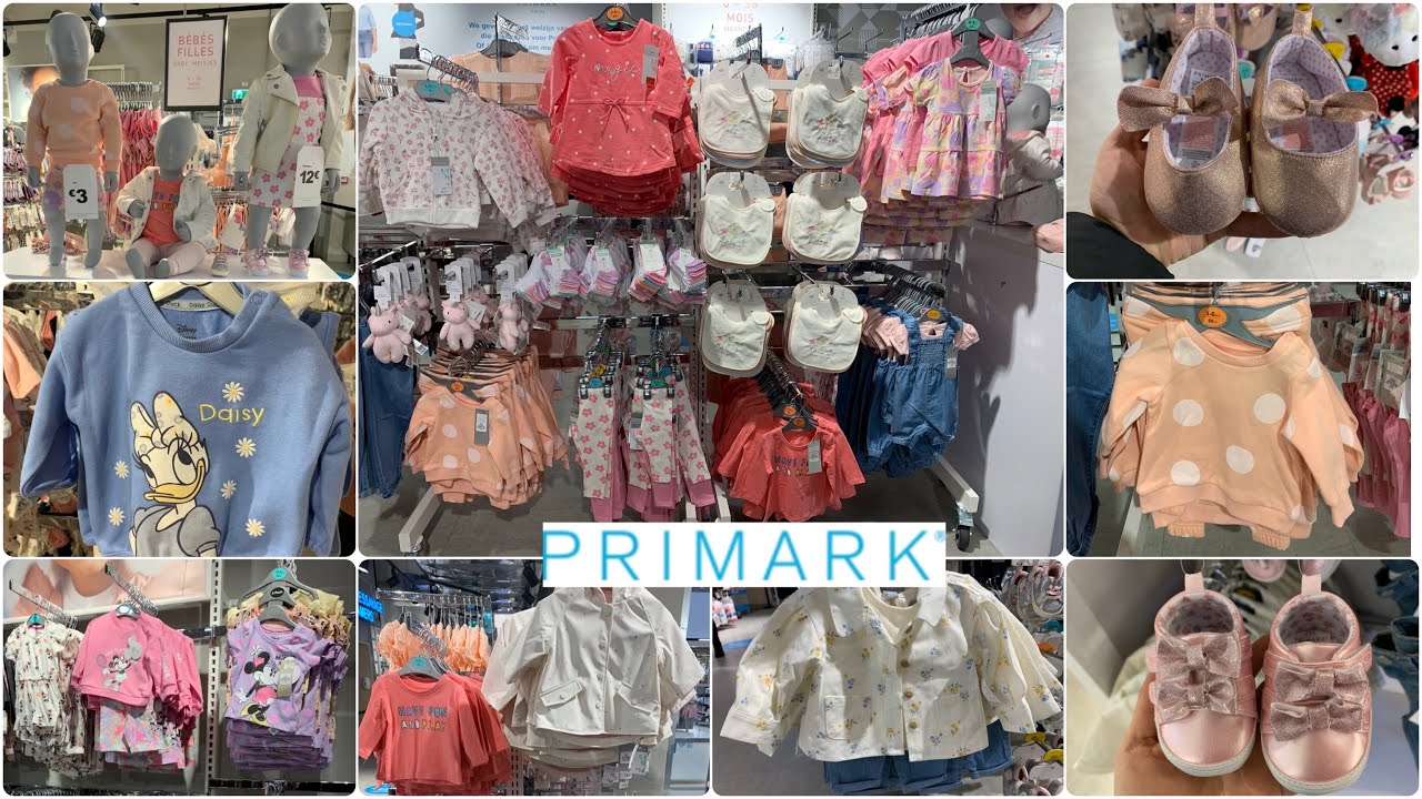 Primark newborn baby girls clothes new collection January 2022 - YouTube