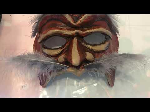 Mask making and painting demonstration - Commedia dell’Arte - Pantalone ...