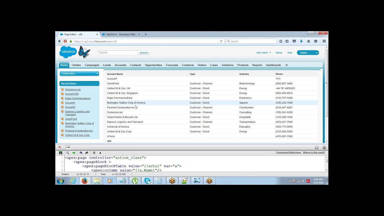 Working With Page References And Action Methods In Salesforce Custom Controller Youtube 6273