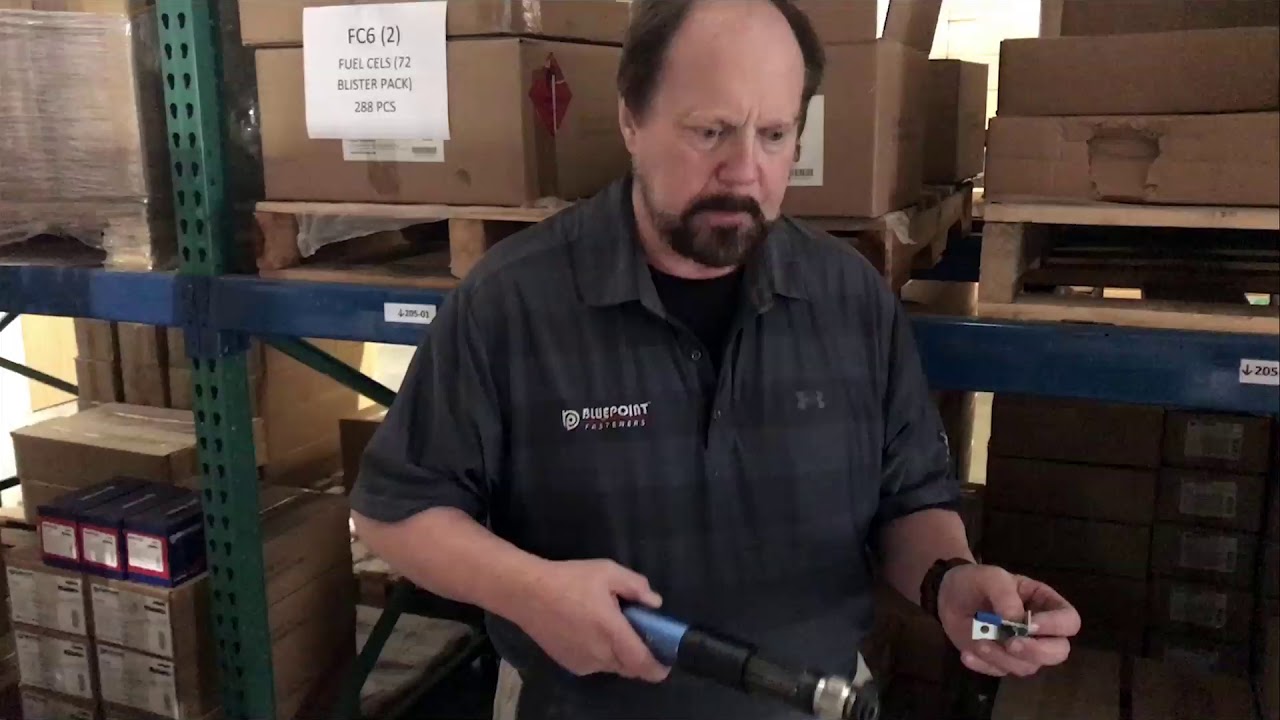 Blue Point NITRO NINJA Power Actuated Fastener System - YouTube