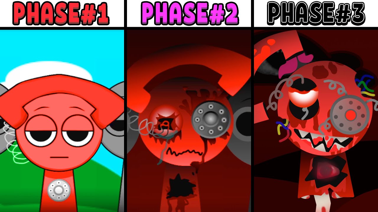 All Phases in New Incredibox Sprunki 2: From Phase 1 to Phase 2 - YouTube