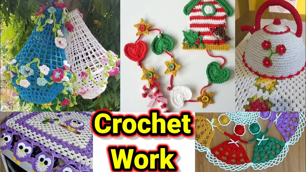 crochet art work home decoration ideas #best #crochet #decorationideas ...