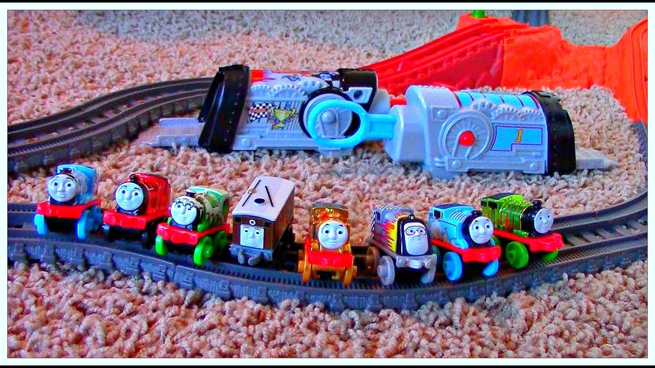 Thomas & Friends The Great Race Trackmaster Sky High Bridge Jump ...